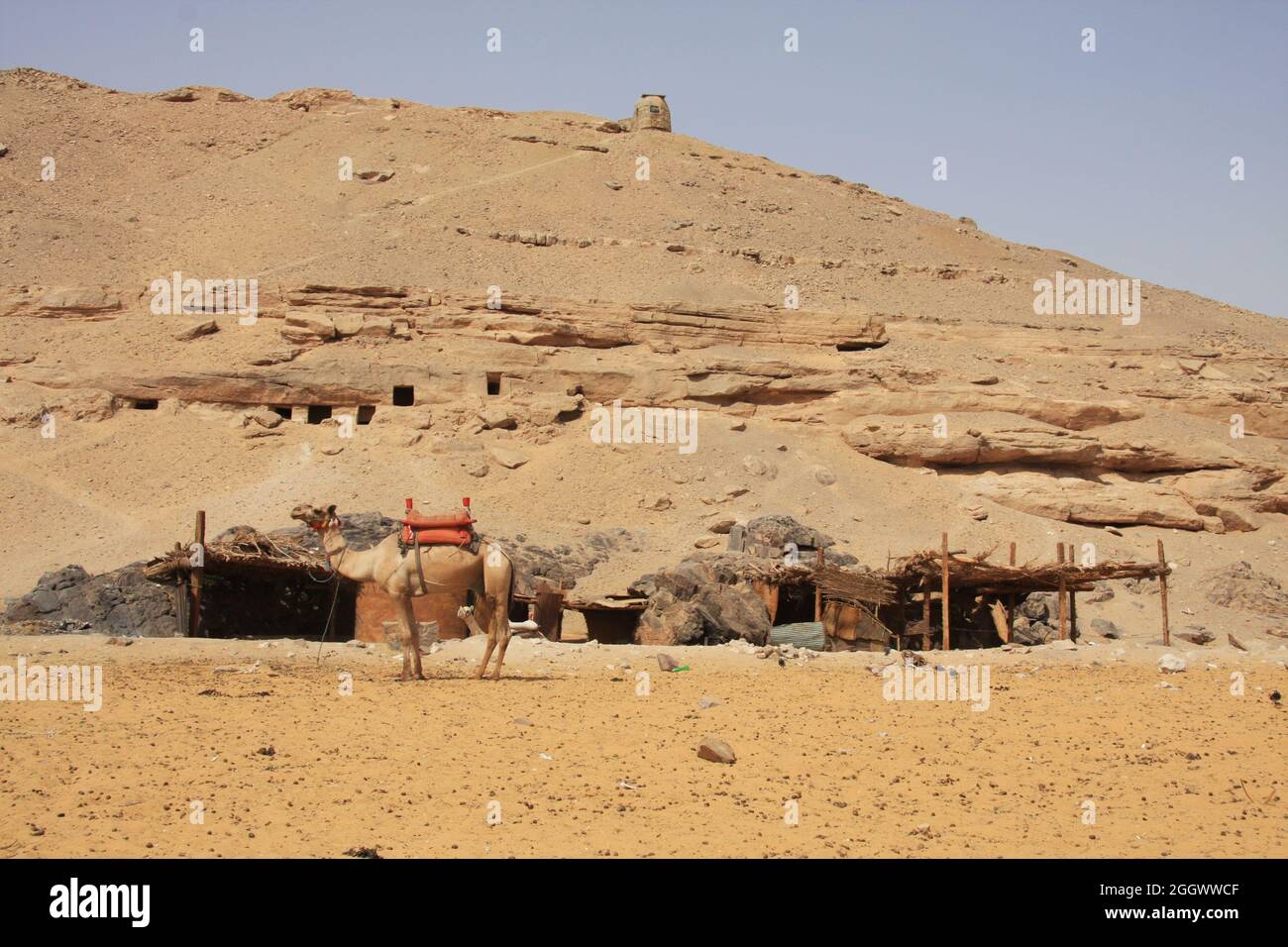 Mountains in the desert in Egypt Landscape in the desert in Egypt ...