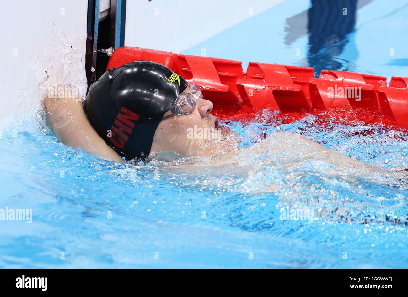 Tokyo, Japan. 3rd Sep, 2021. Jia Hongguang of China competes during the ...
