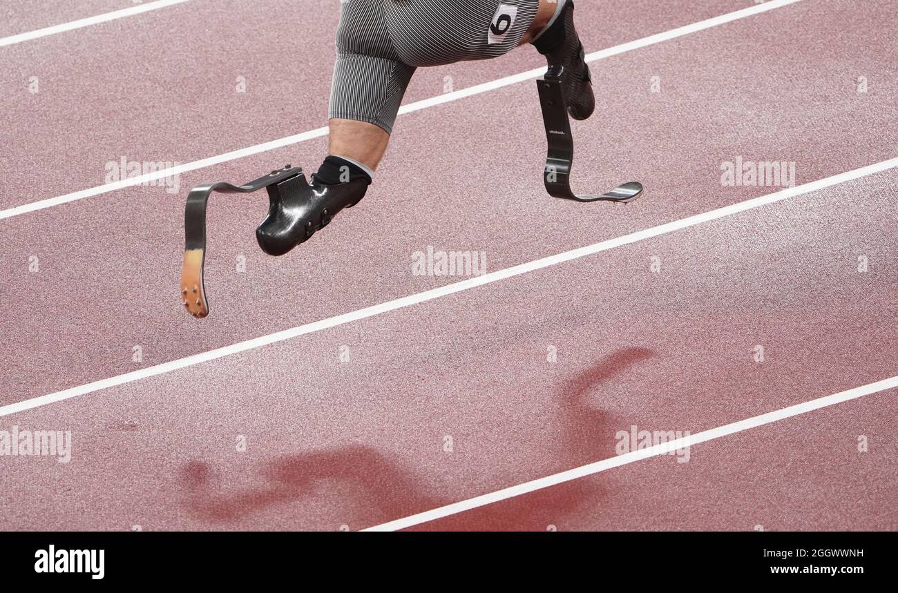 Tokio, Japan. 03rd Sep, 2021. Paralympics: Athletics, men's 400 metres ...