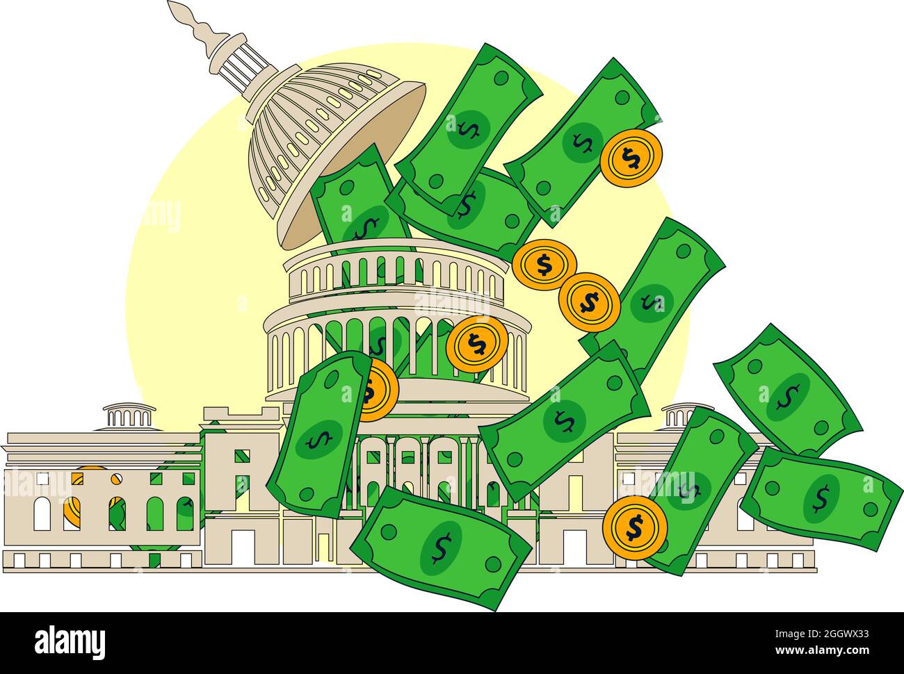 Treasury dome Stock Vector Images - Alamy