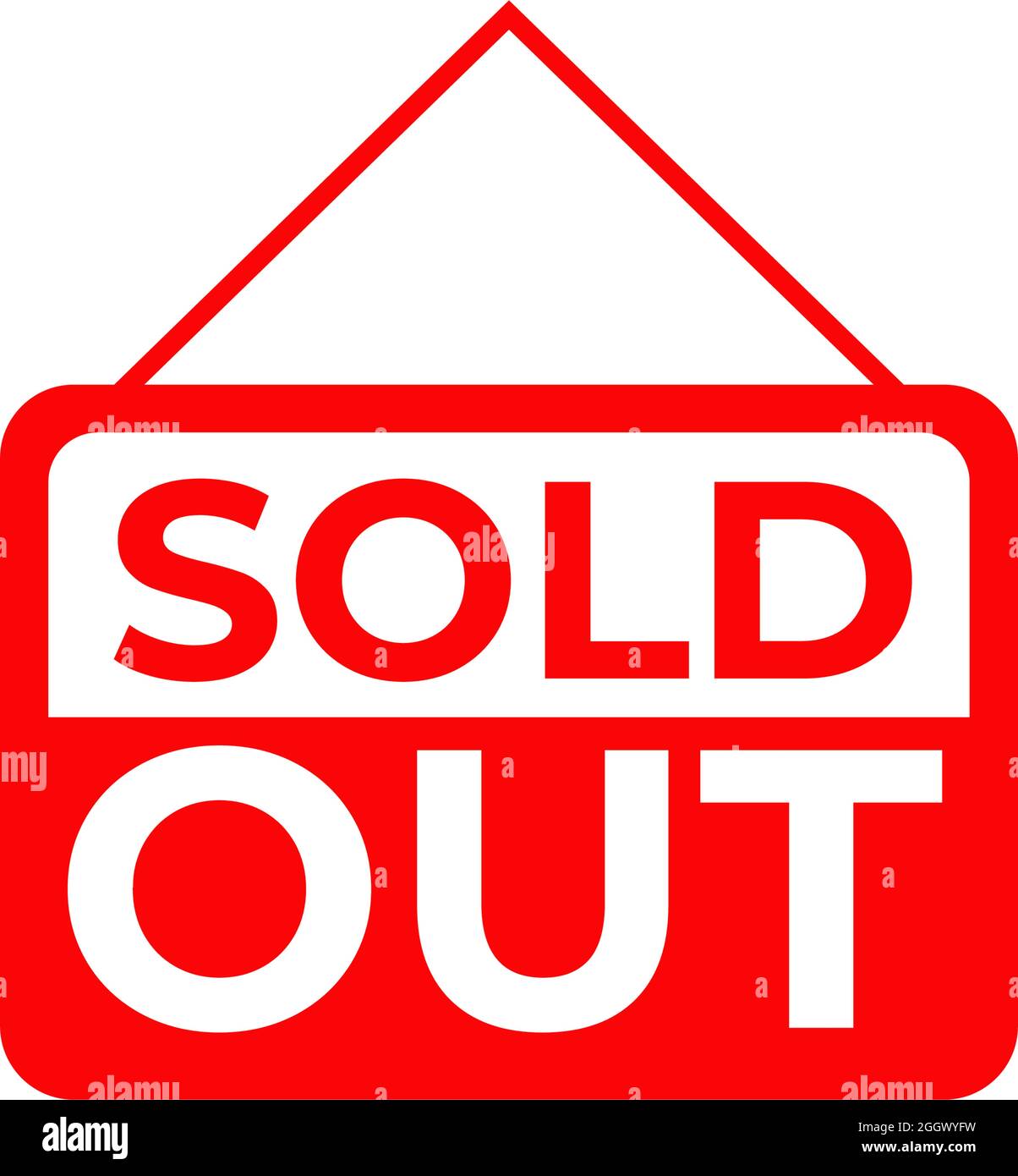 Sold out symbol logo design vector template Stock Vector Image & Art ...