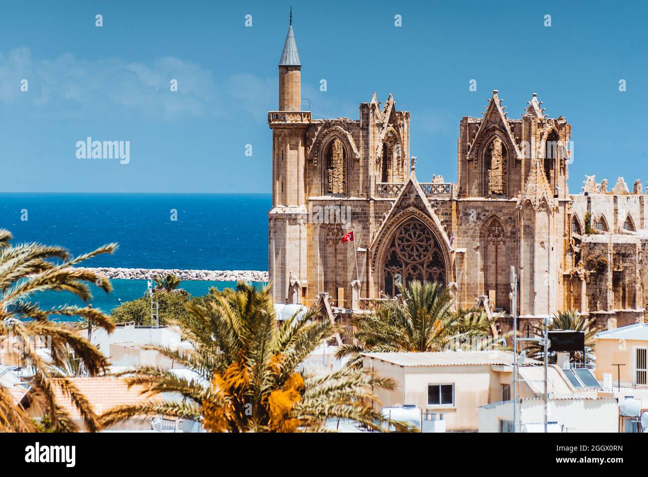 Lala Mustafa Pasha Mosque, former Latin Cathedral of St. Nicholas in ...