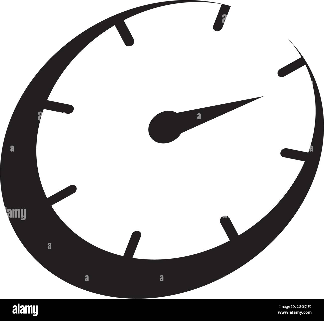Speedometer icon logo design vector template Stock Vector Image & Art ...