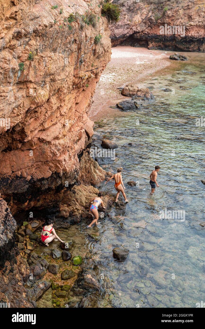 Berlenga Grande island, the largest island in the Berlengas archipelago ...
