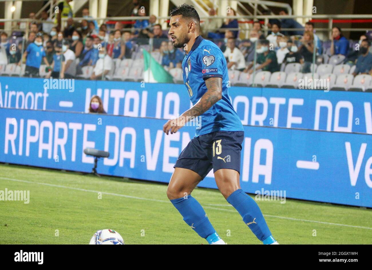 Emerson of Italy during the FIFA World Cup Qatar 2022, Qualifiers Group ...