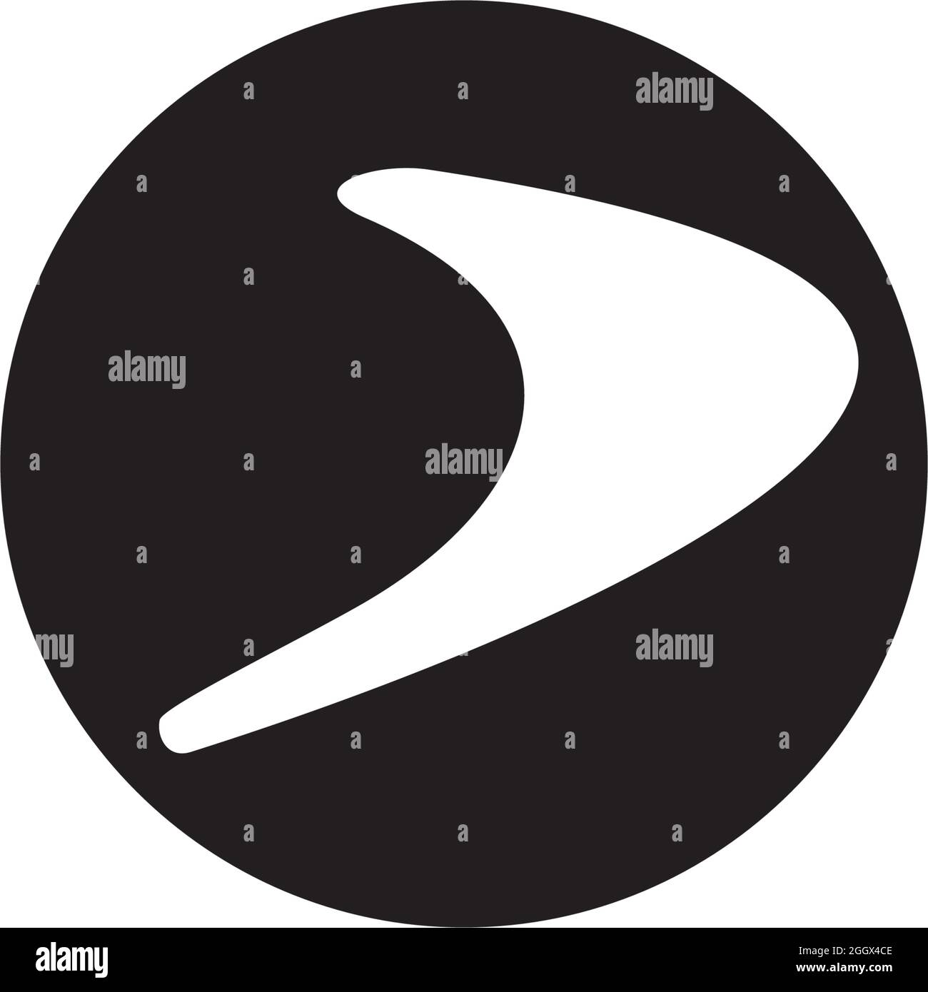 Boomerang traditional weapon logo design vector template Stock Vector ...
