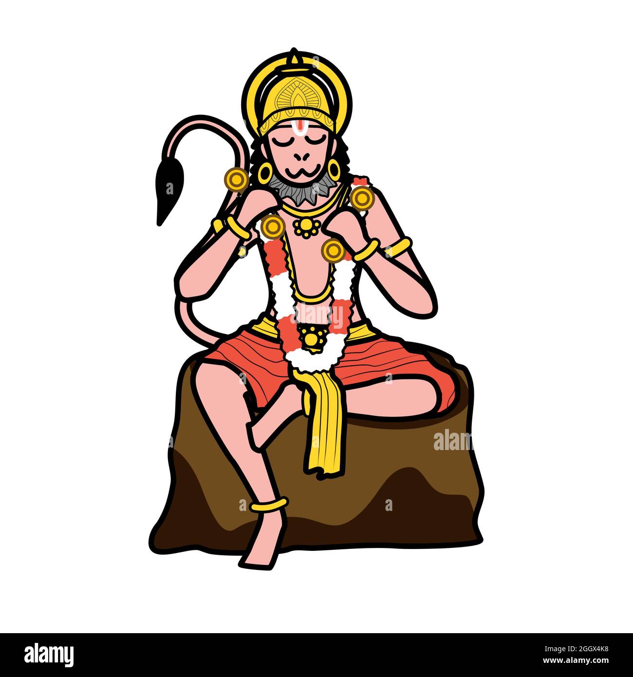 Hanuman: Ever immersed in the singing and remembering of the name of ...