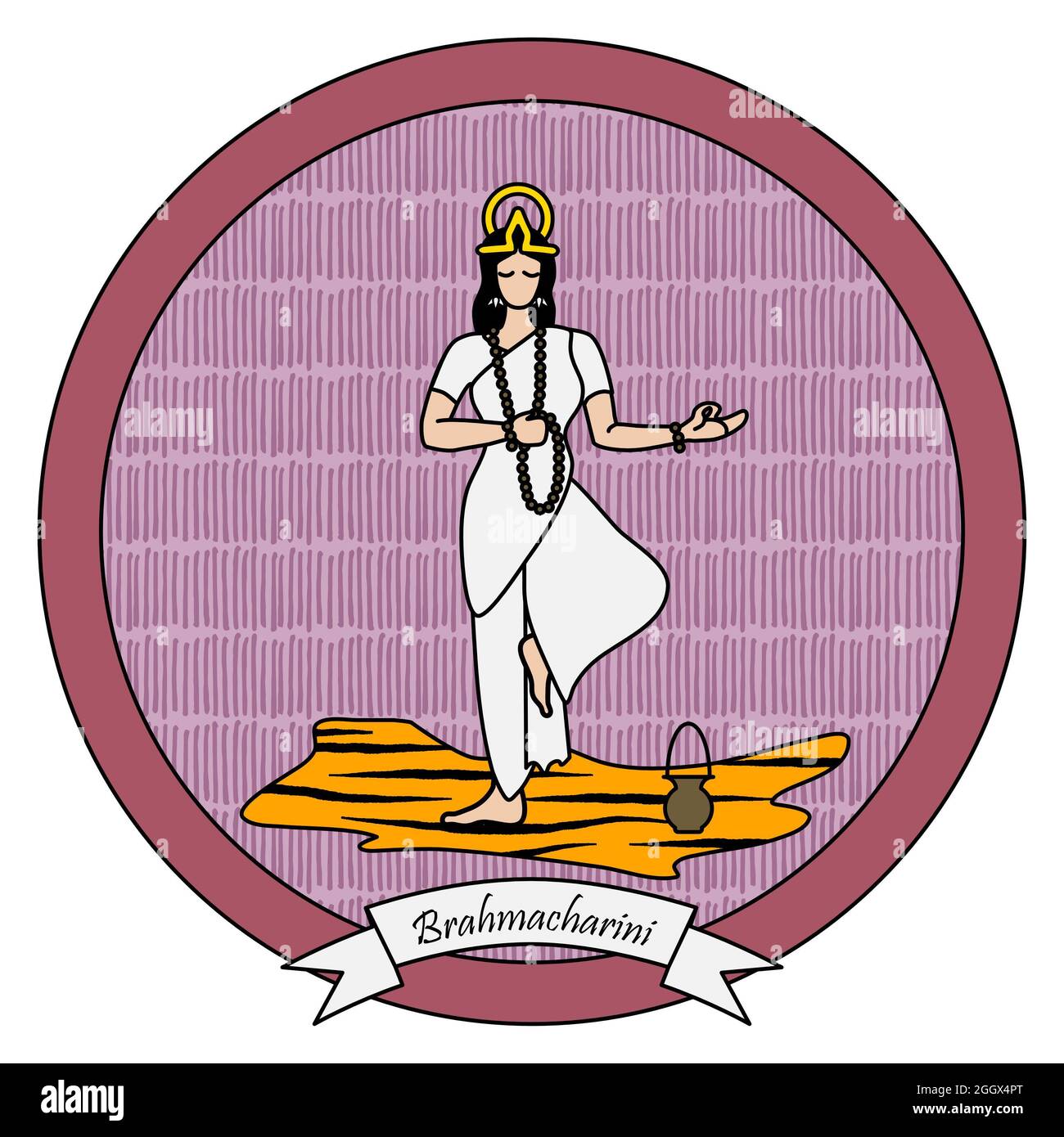 Brahmacharini Worshipped on the second day of Navaratri, She is the ...