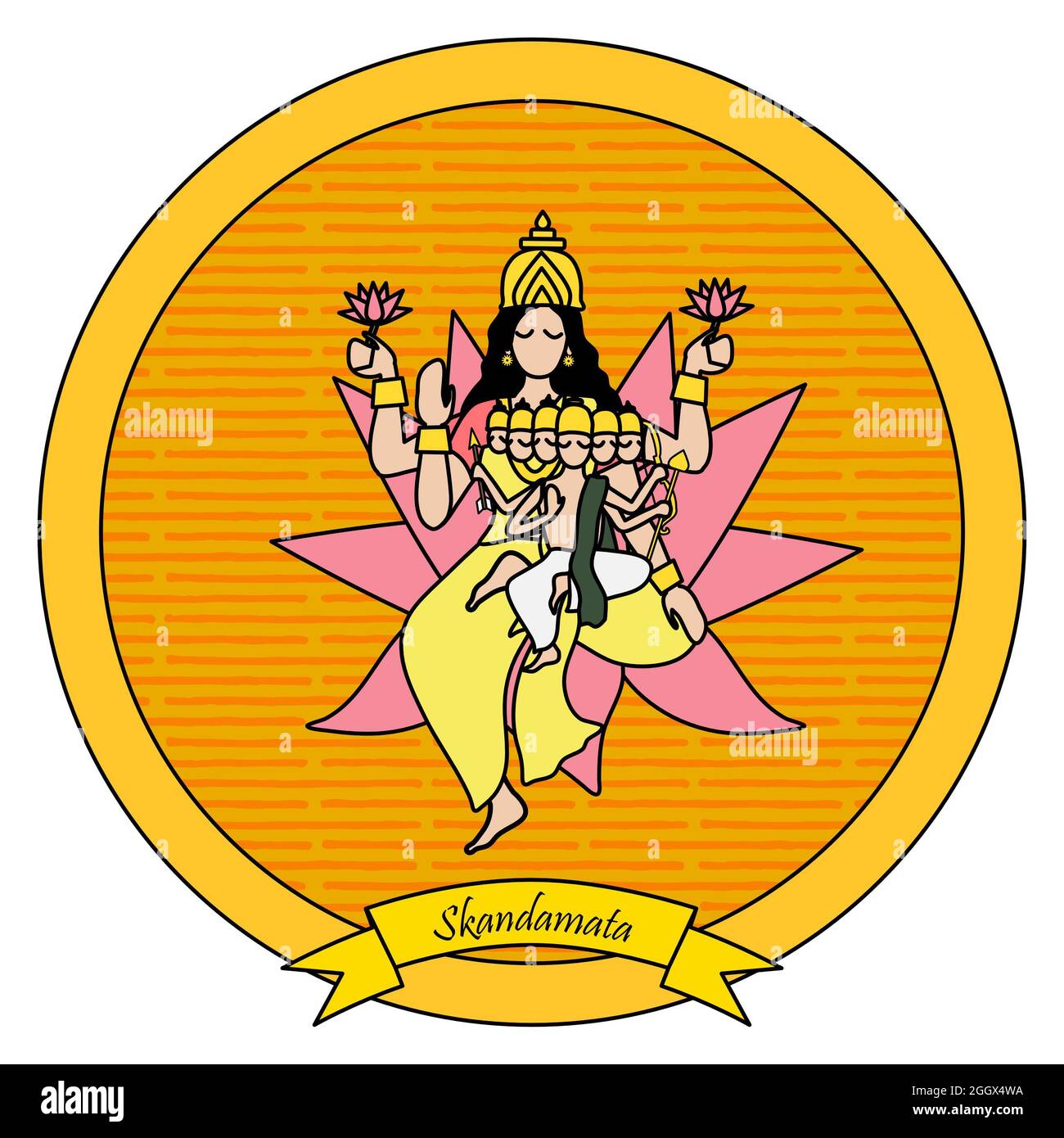 Kushmanda Worshipped on the fourth day of Navratri.Kushmanda is the ...
