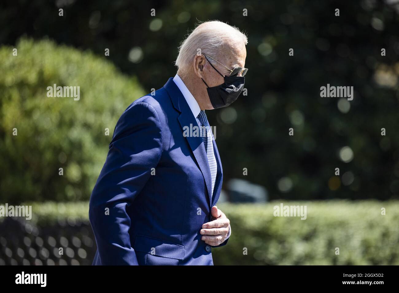 US President Joe Biden departs the White House for hurricane-ravaged ...