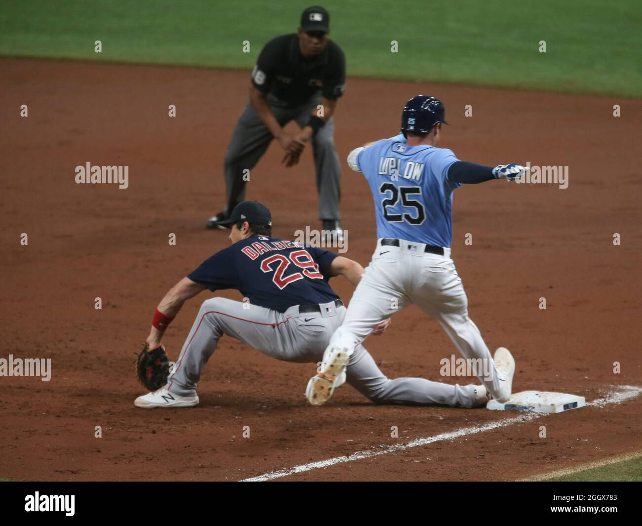 St. Petersburg, FL. USA; Boston Red Sox first baseman Bobby Dalbec (29 ...