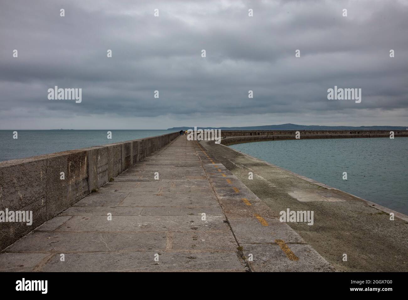 Holyhead Breakwater, Holyhead, Anglesey, Wales Stock Photo - Alamy
