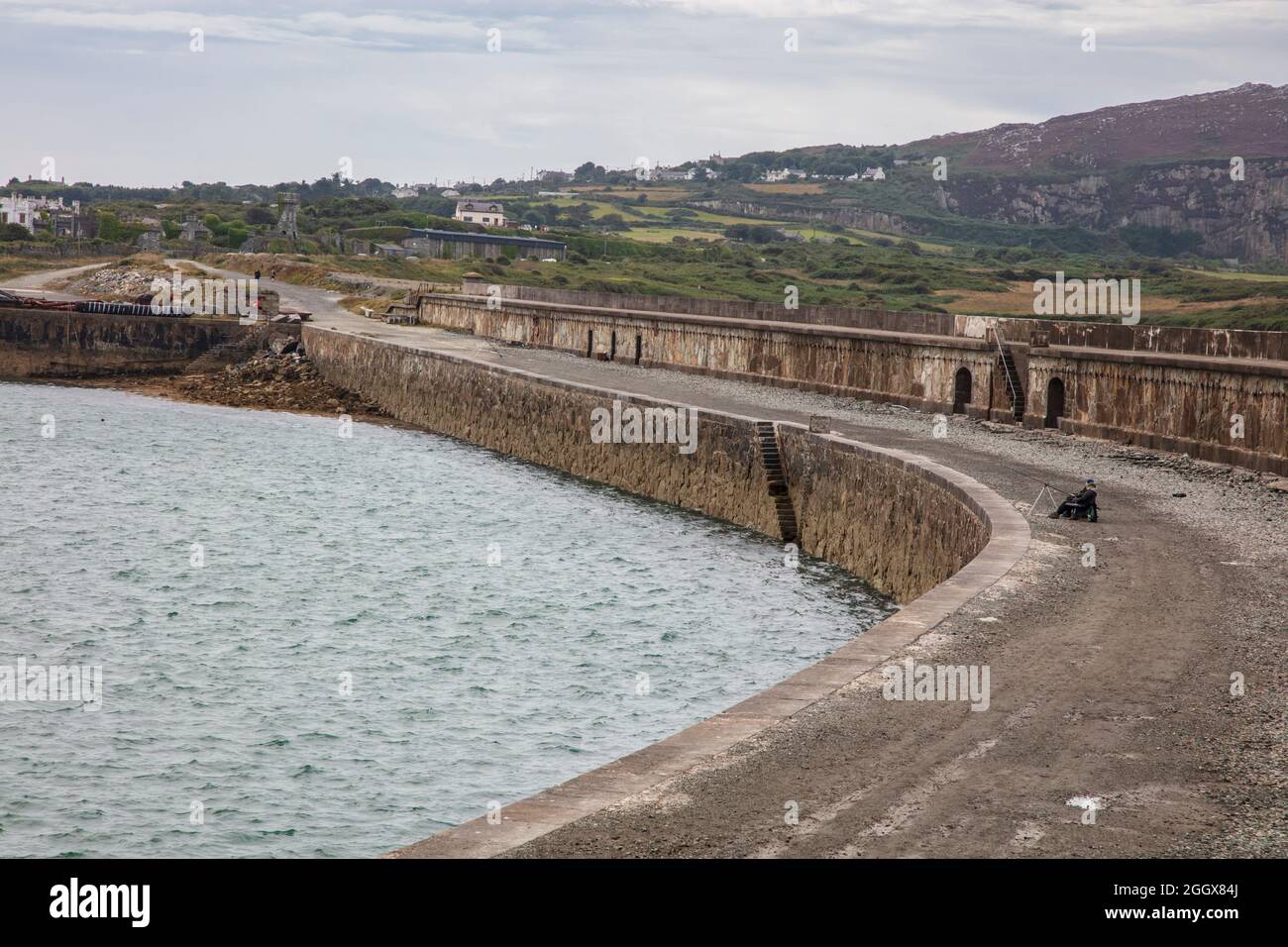 Holyhead breakwater lighthouse holyhead anglesey hi-res stock ...
