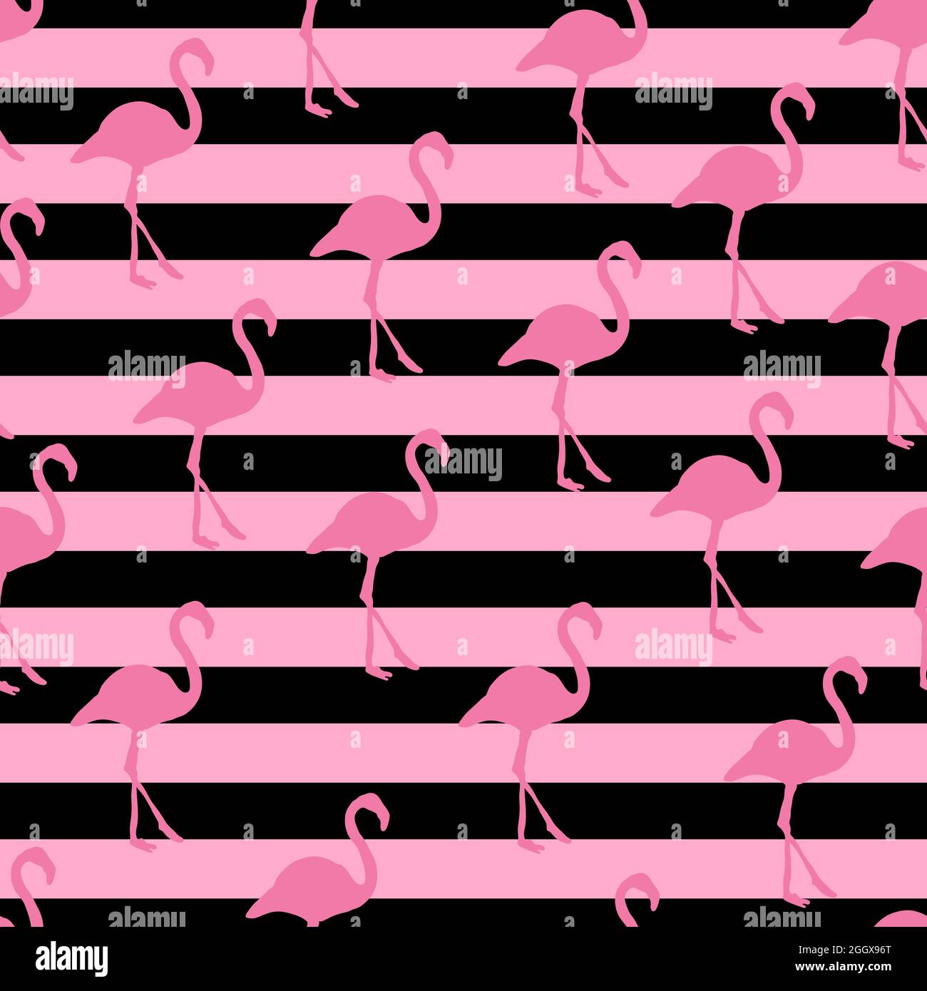 Pink Stripes Flamingo Pattern Texture Stock Vector Image & Art - Alamy