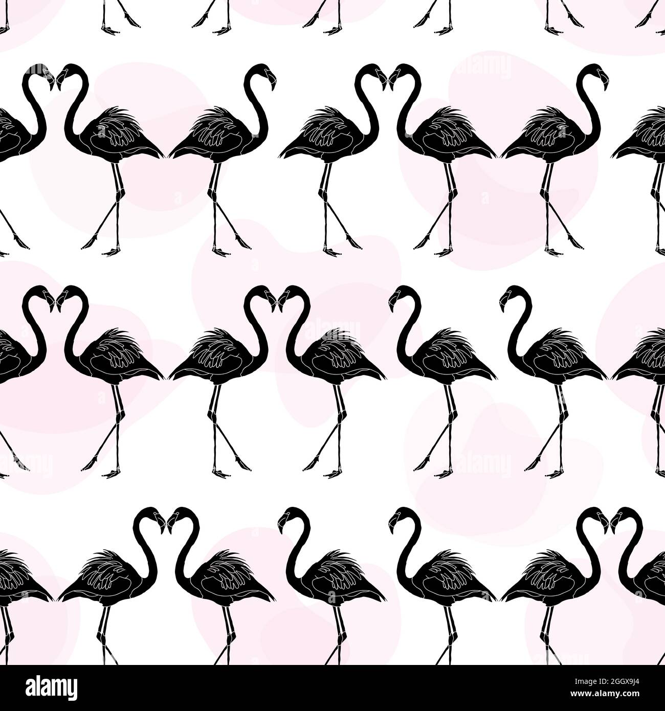 Black Pink Flamingo Background Stock Vector Image & Art - Alamy