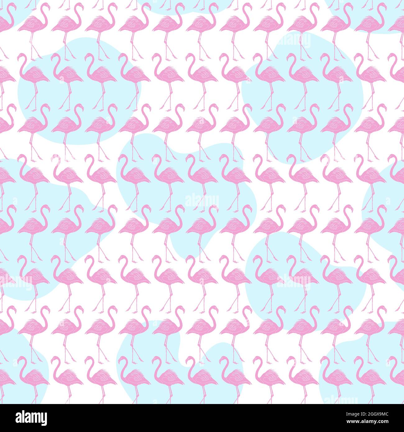 Abstract Flamingo Seamless Pattern Background Stock Vector Image & Art ...
