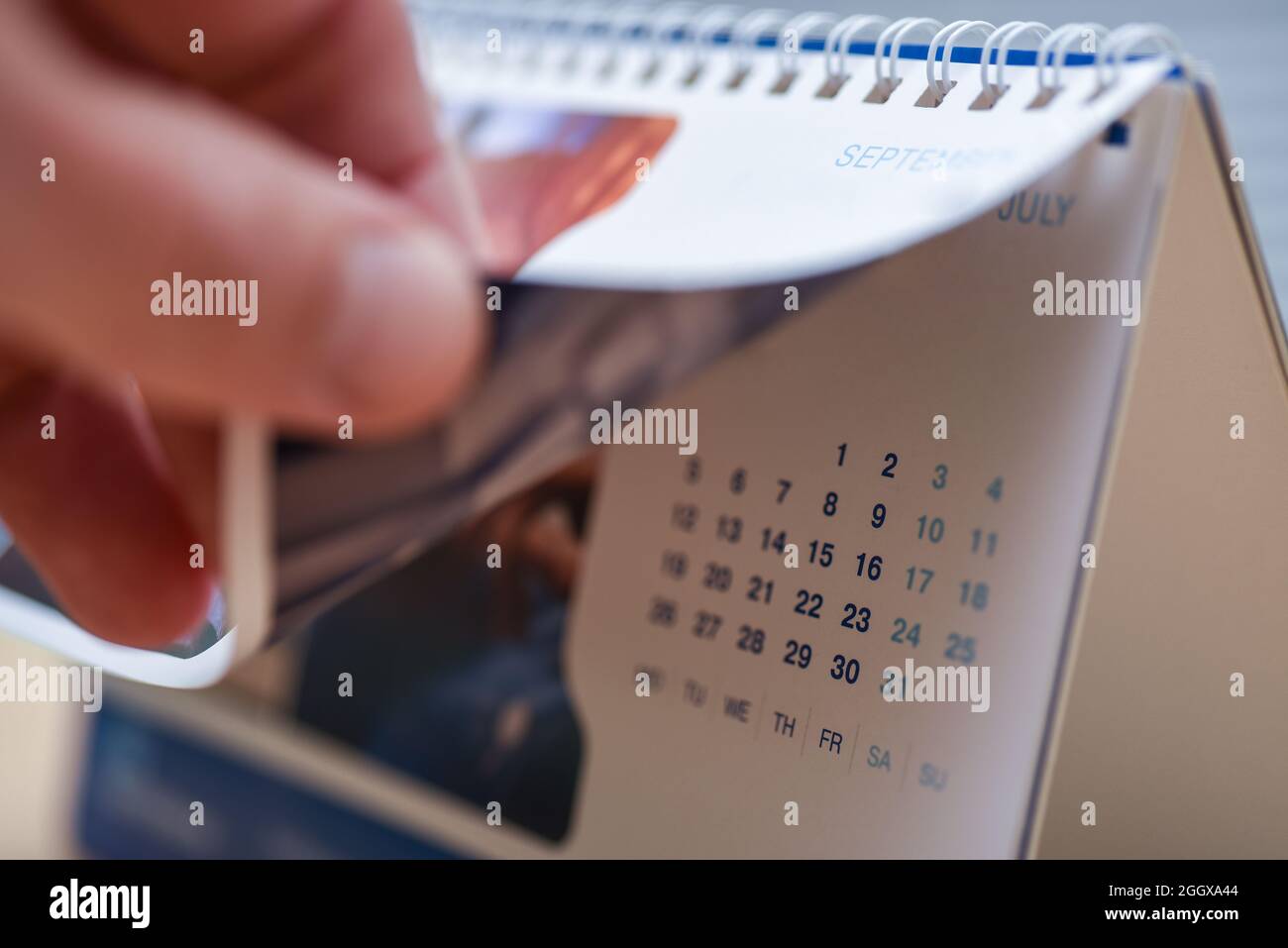 Calendar Turning Page High Resolution Stock Photography and Images - Alamy