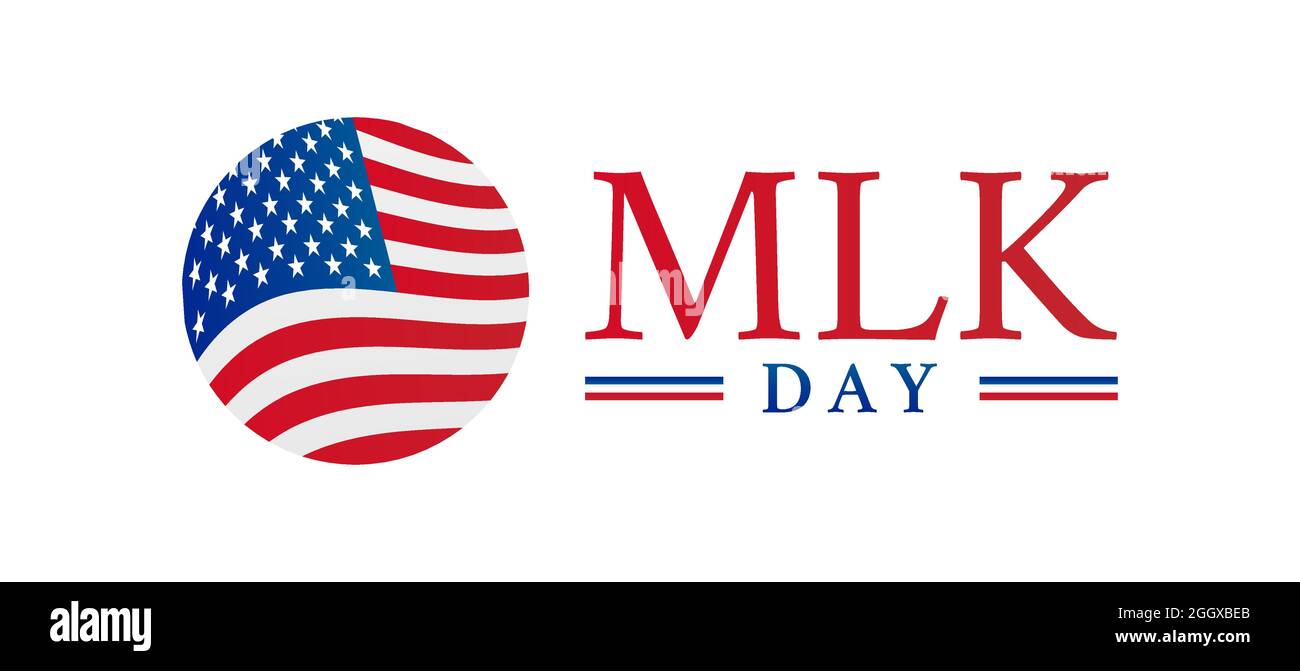 MLK Martin Luther King Jr. Day Vector Illustration Stock Vector Image ...