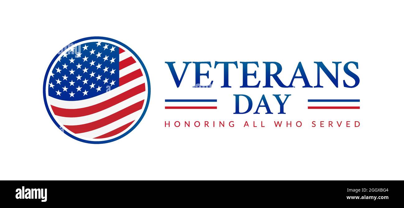 Happy veterans day honoring Cut Out Stock Images & Pictures - Alamy