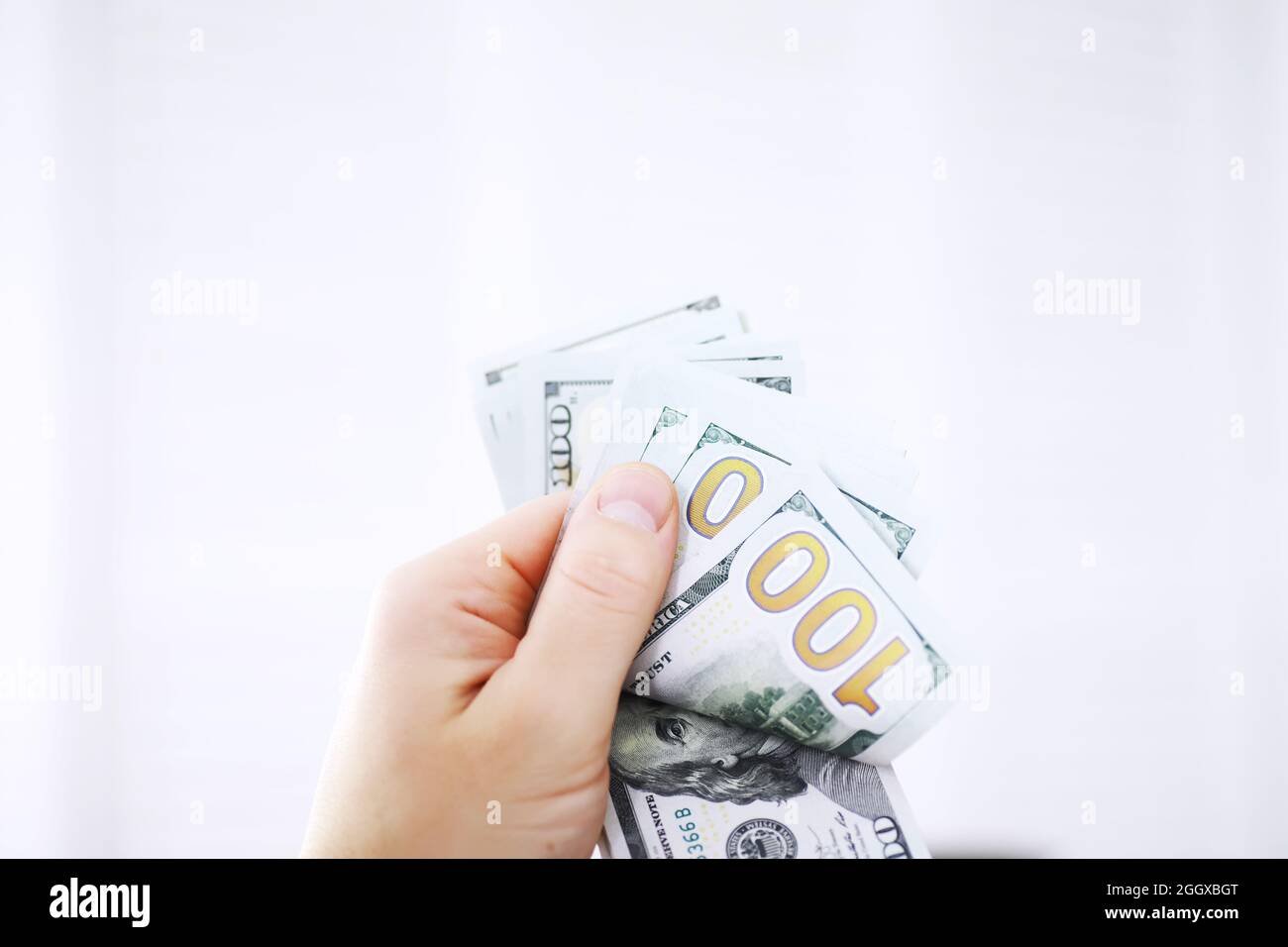 Cash money in a large pile as a finance background. Paper money close ...