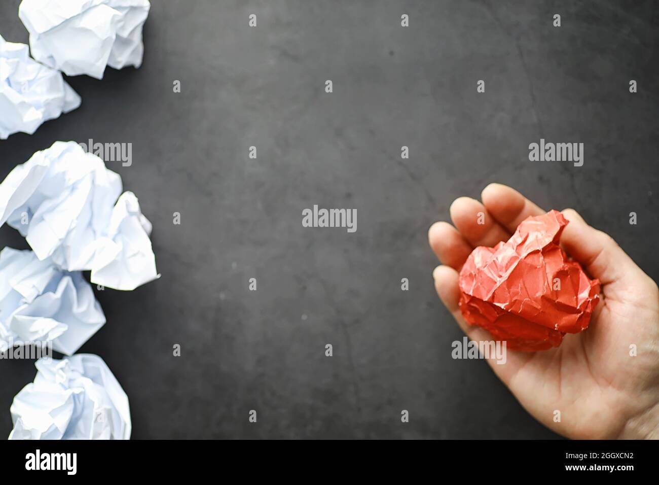 Colored pieces of paper. The concept of creativity and formation of ...