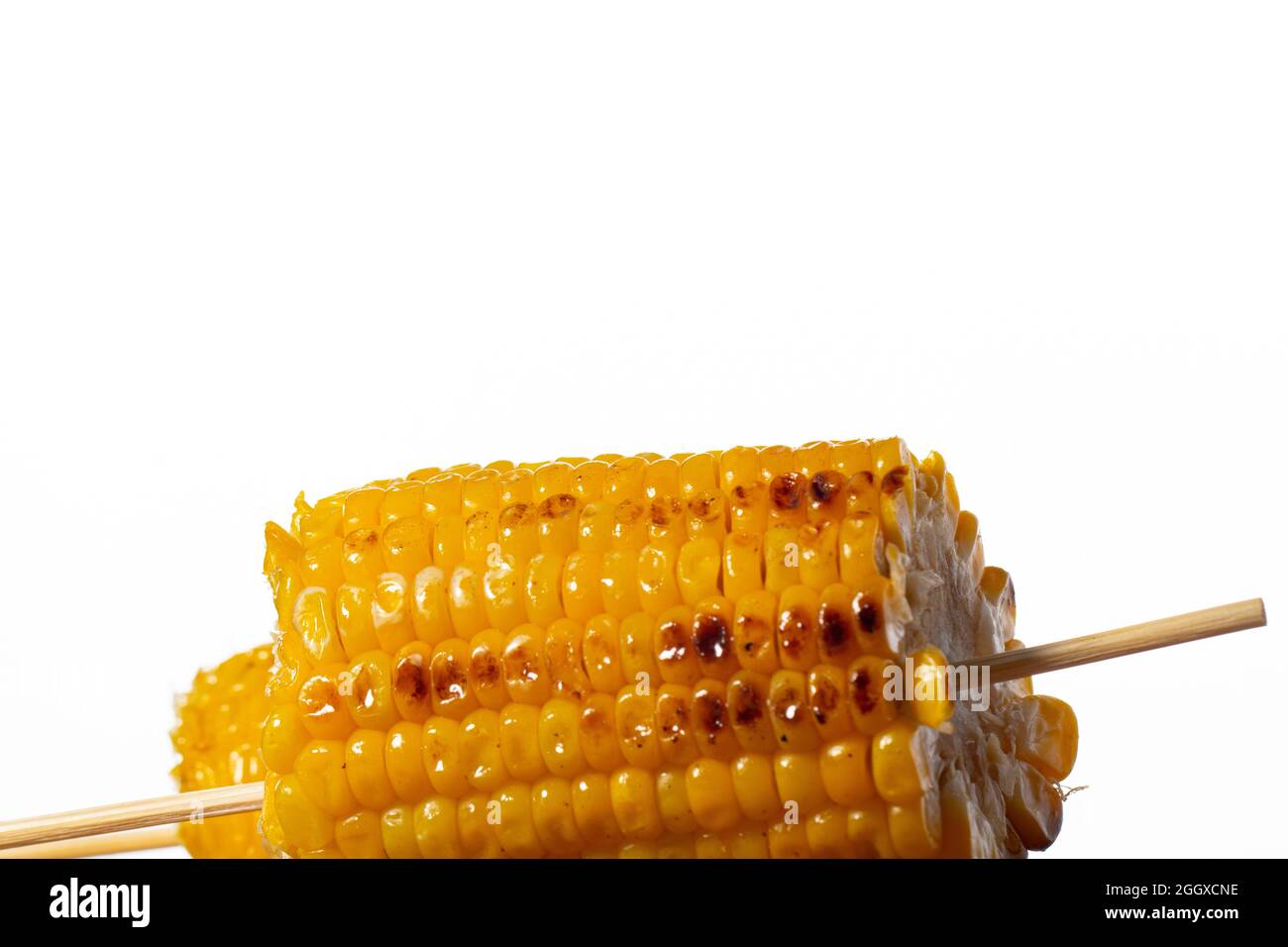 cobs of Sweet corn isolated on white background Stock Photo - Alamy