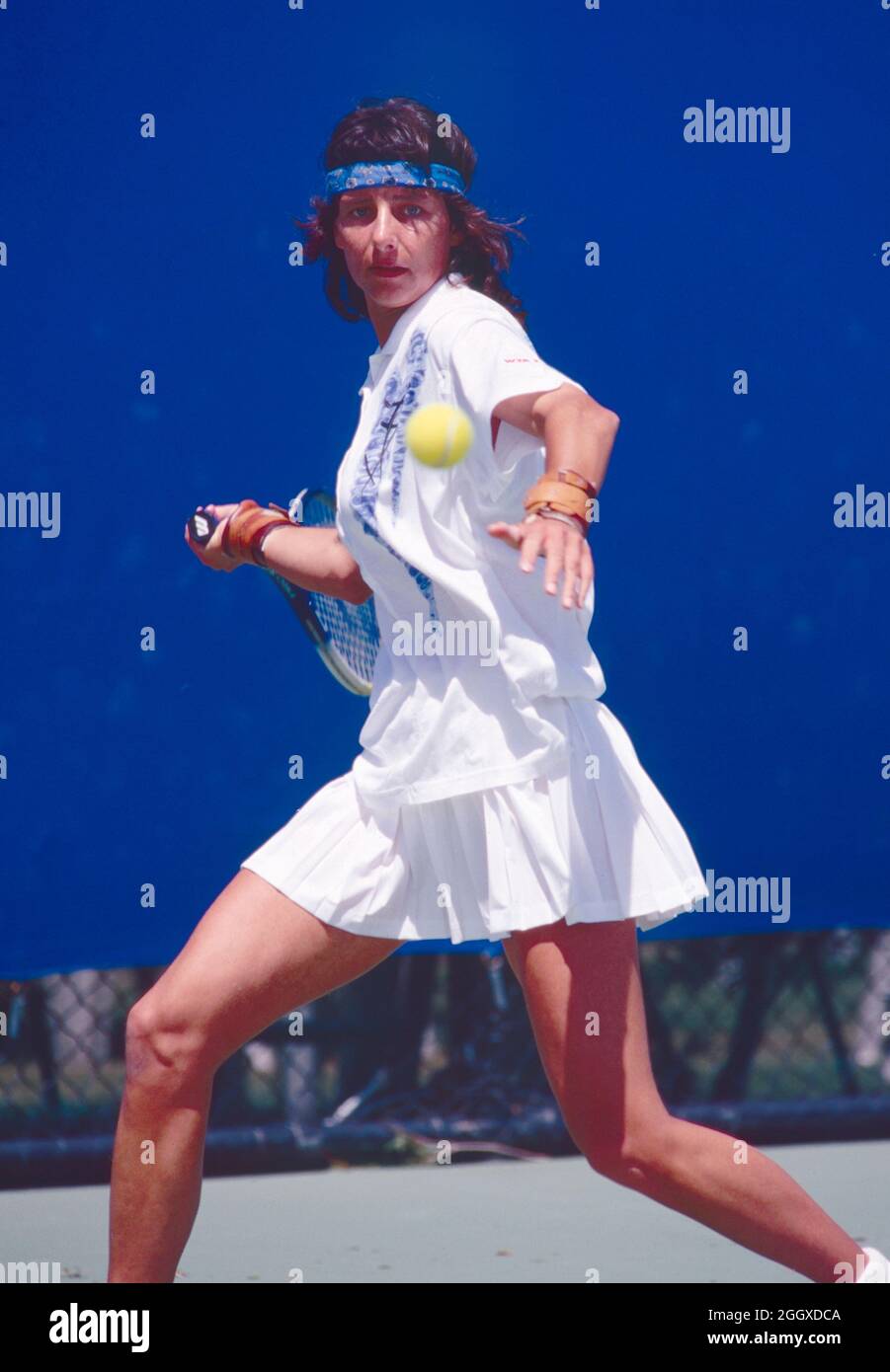 Austrian tennis player Barbara Paulus, Australian Open 1995 Stock Photo ...