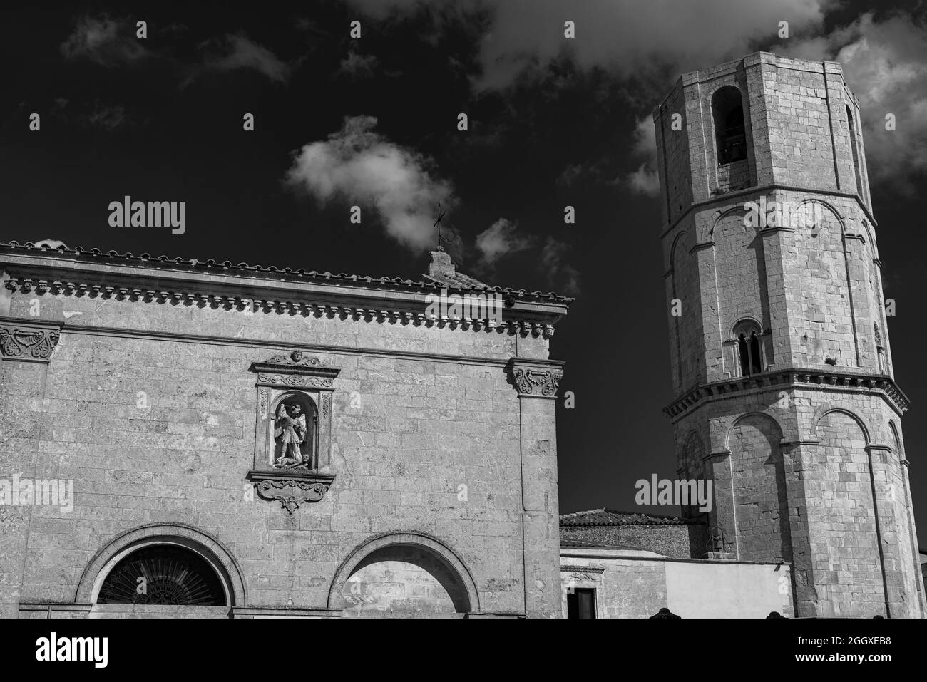 The sanctuary of San Michele Arcangelo is located in Monte Sant'Angelo ...