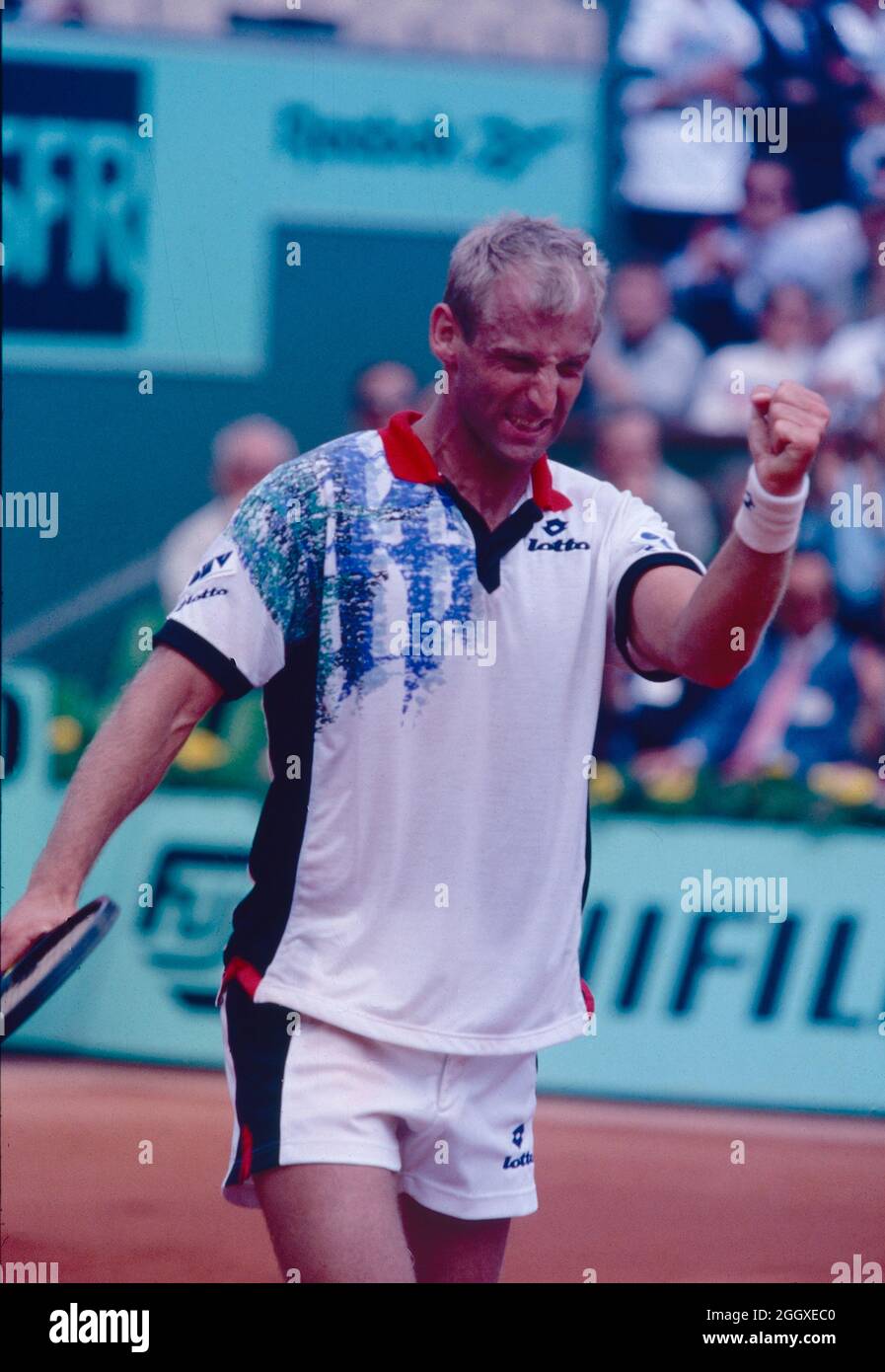 Austrian tennis player Thomas Muster, Roland Garros, France 1995 Stock ...