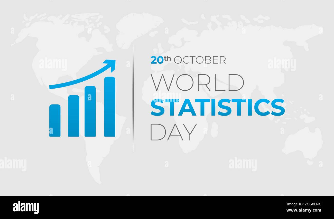 World Statistics Day Background Illustration Stock Vector Image & Art ...