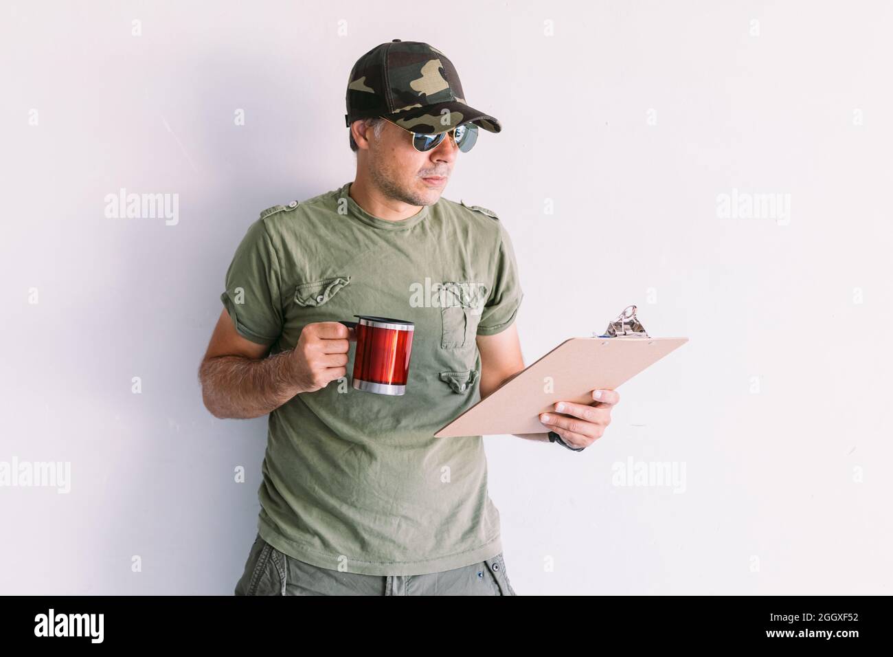 Military Man Writing High Resolution Stock Photography and Images - Alamy