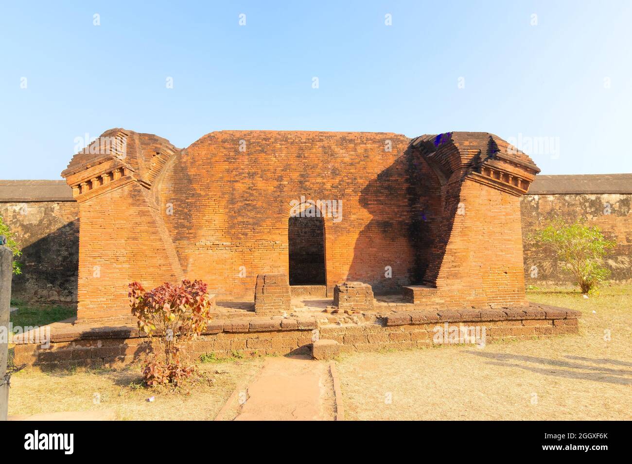 Famous terracotta (fired clay of a brownish-red colour, used as ...