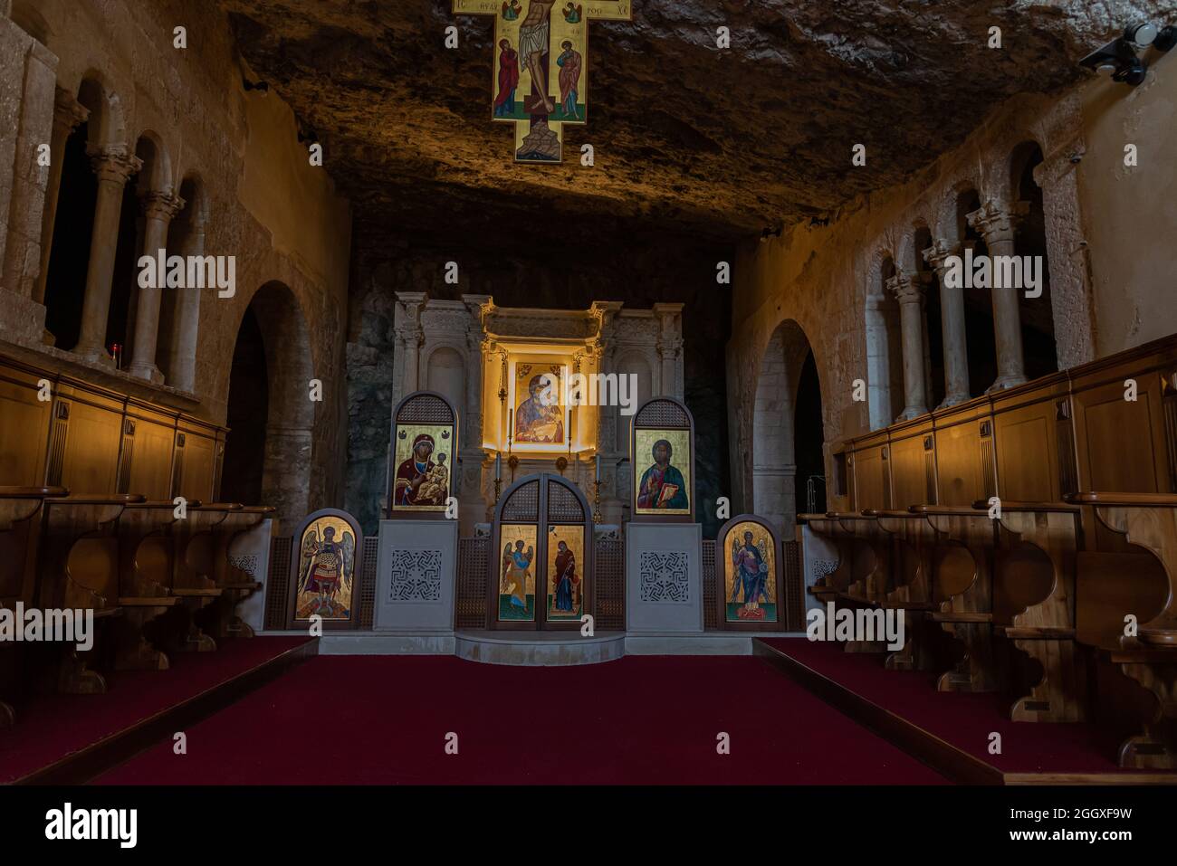 The abbey of Santa Maria di Pulsano is a monastic complex located on ...