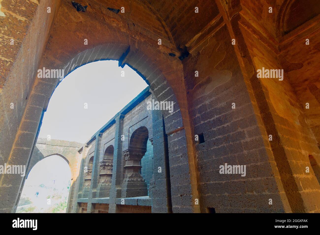 Arches of large gateway - a fine arched gateway , popularly known as ...