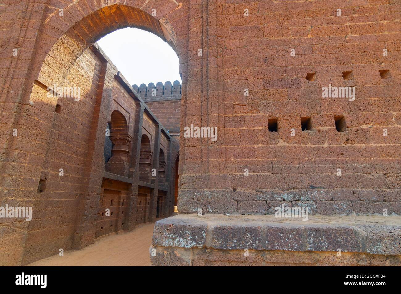 Large gateway - a fine arched gateway , popularly known as Pathar ...