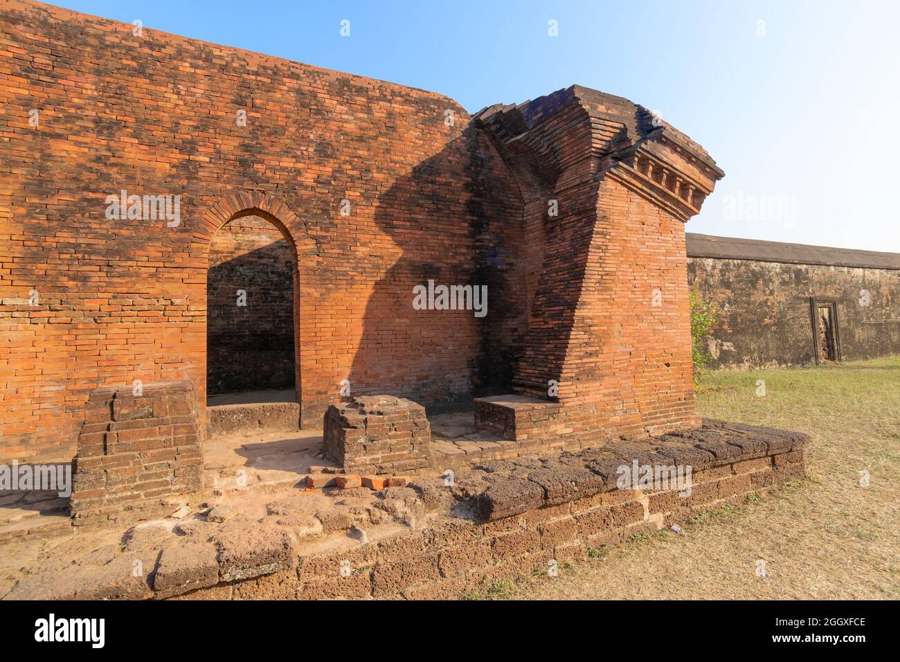 Famous terracotta (fired clay of a brownish-red colour, used as ...