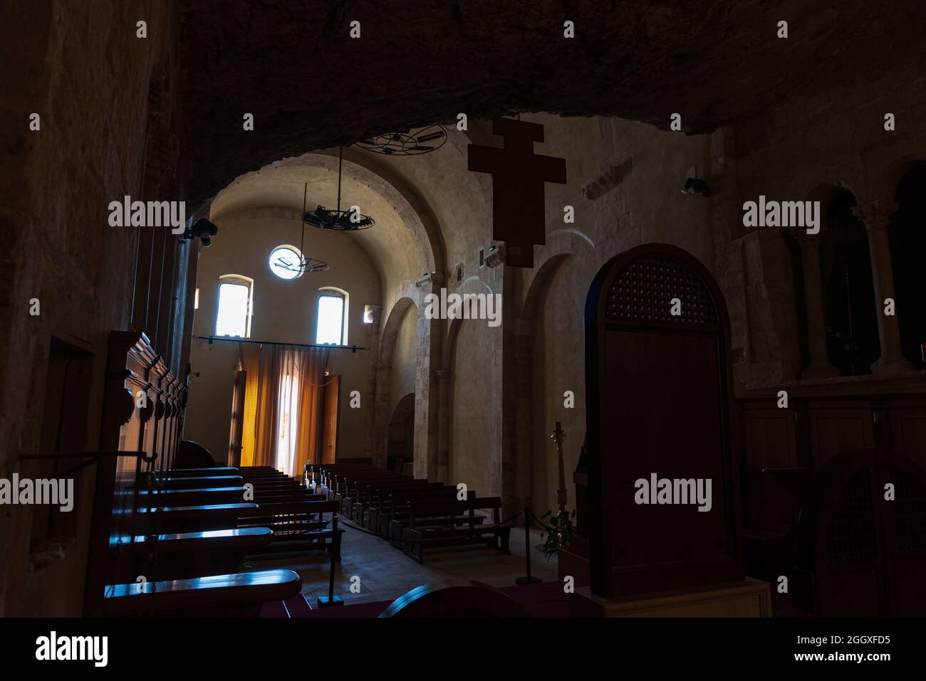 The abbey of Santa Maria di Pulsano is a monastic complex located on ...
