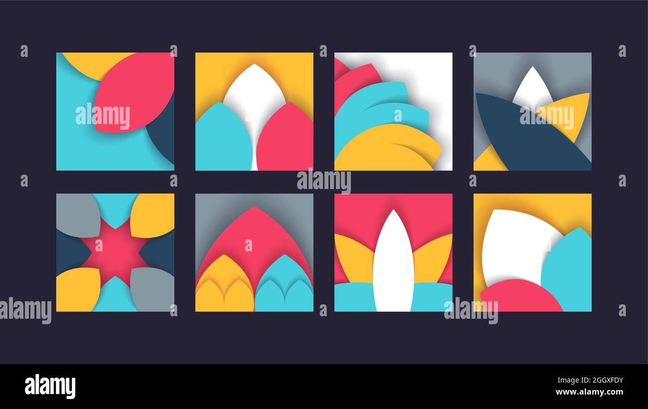 3d mural floral Stock Vector Images - Alamy