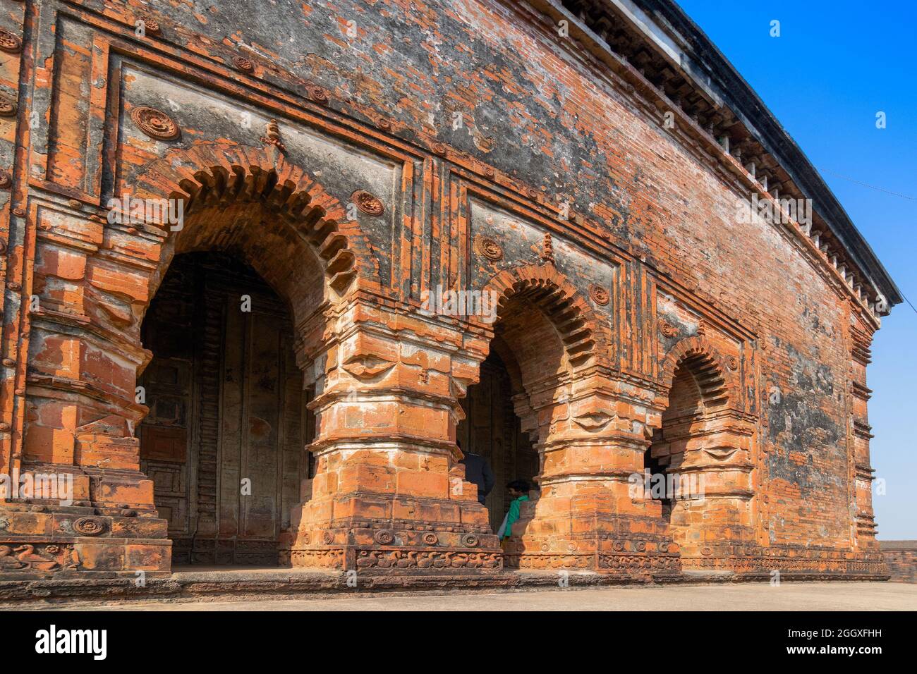 Famous terracotta (fired clay of a brownish-red colour, used as ...
