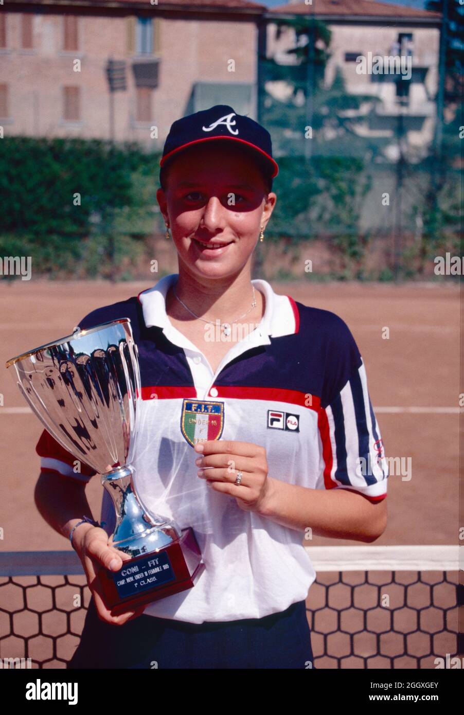 Italian tennis player Alice Canepa, 1990s Stock Photo - Alamy