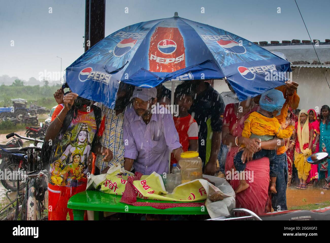 Purulia, West Bengal, India - Monday 14th August 2017 : Moody image of ...