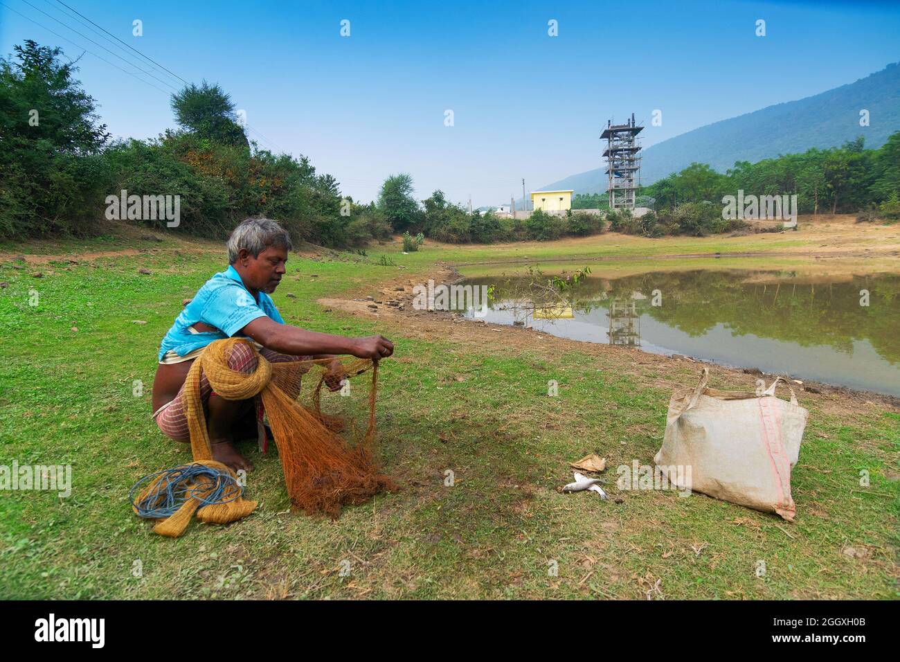 Indian fisherman hi-res stock photography and images - Alamy