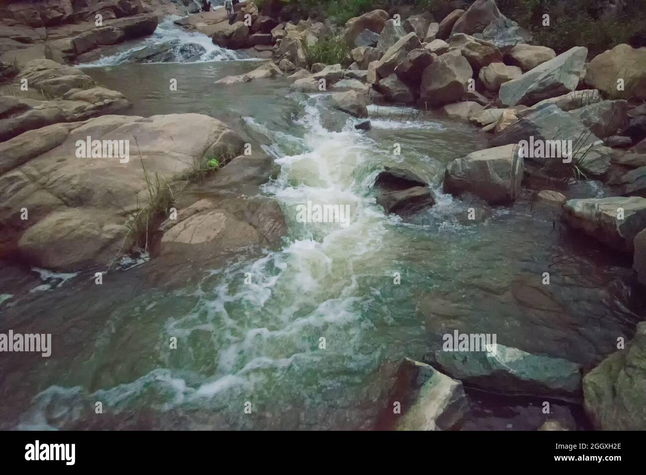 Beautiful Ghatkhola waterfall having full streams of water flowing ...