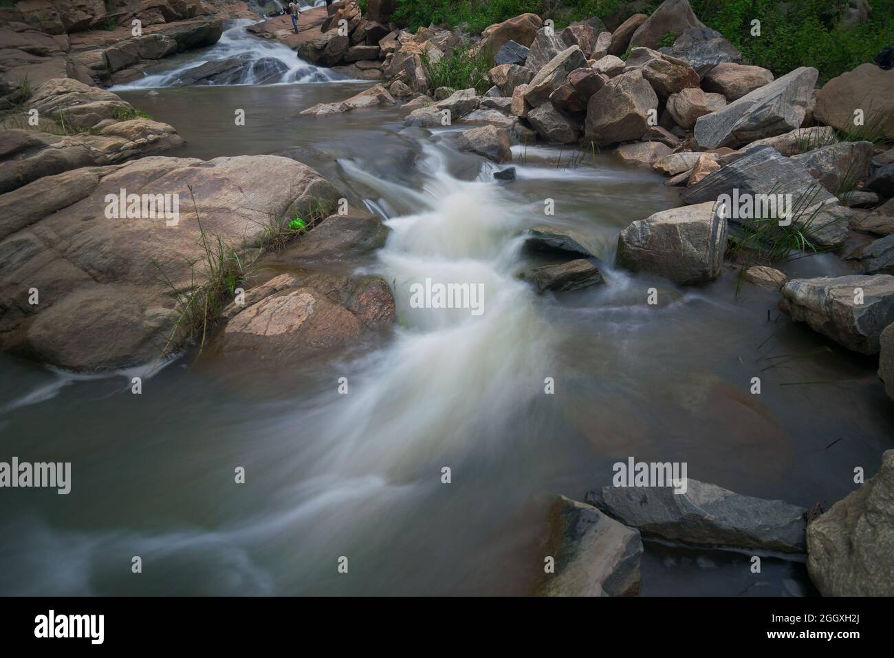 Beautiful Ghatkhola waterfall having full streams of water flowing ...