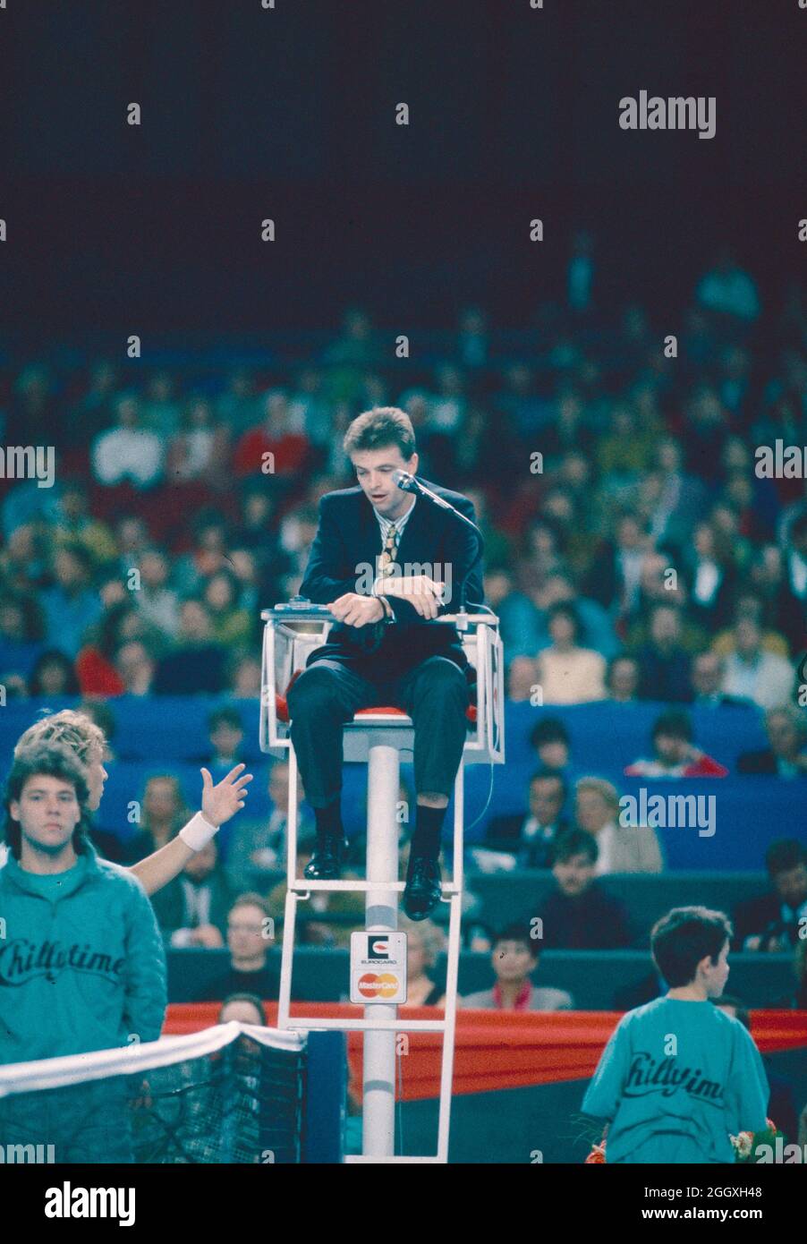 Australian tennis chair umpire Richard Ings, 1990s Stock Photo - Alamy
