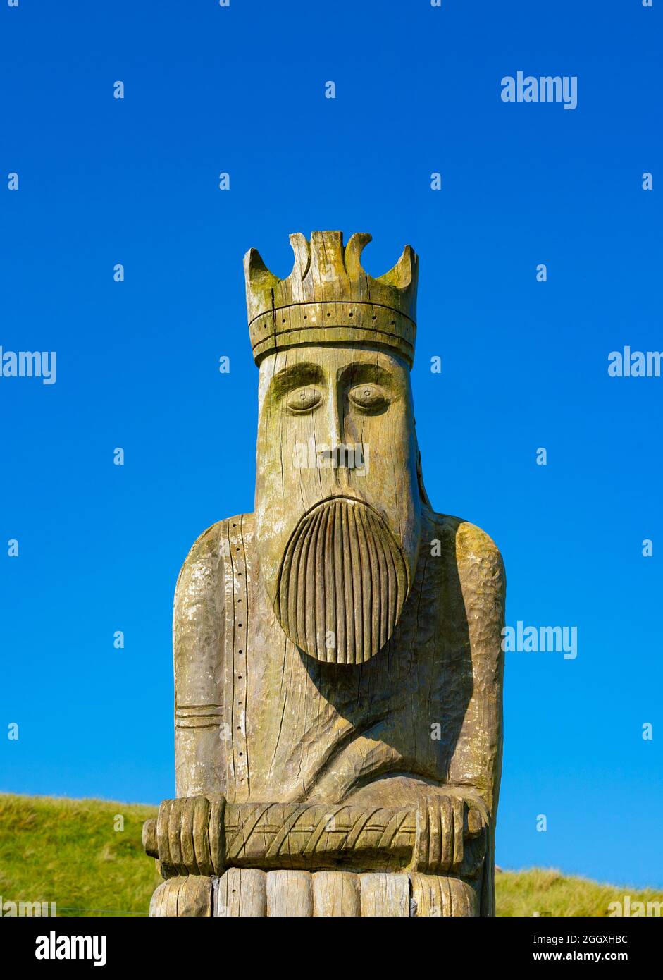 Wooden sculpture lewis chessman hi-res stock photography and images - Alamy