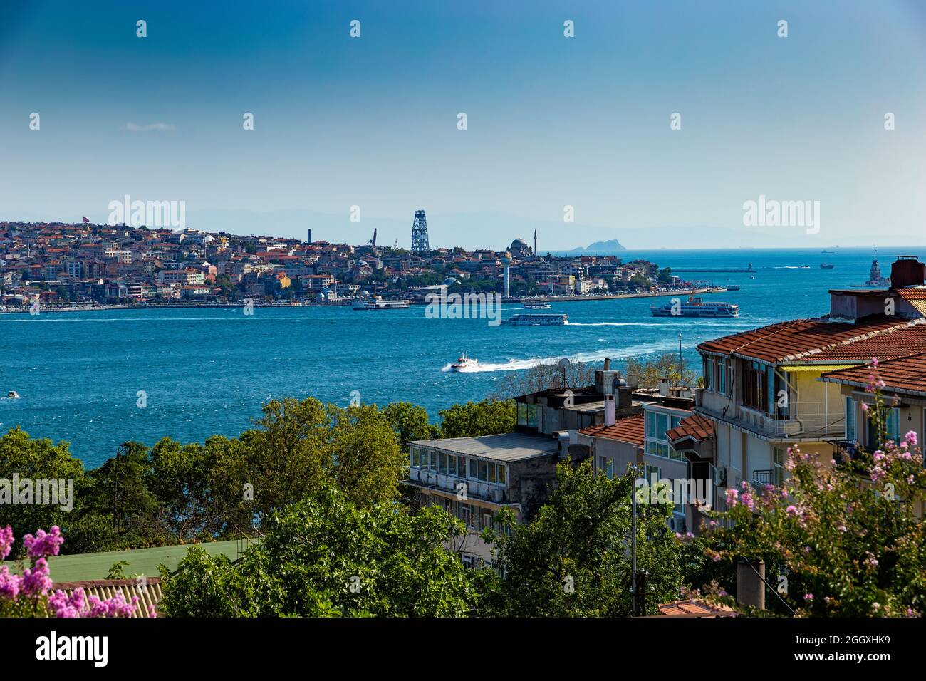 View of Bosporus strait, Istanbul, Turkey Stock Photo - Alamy