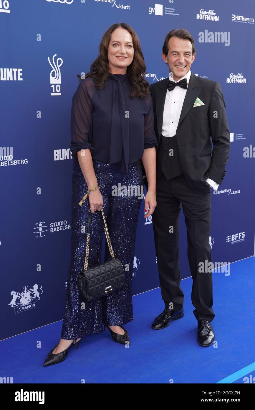 Berlin, Germany. 03rd Sep, 2021. Actors Natalia Wörner and Hans-Werner ...