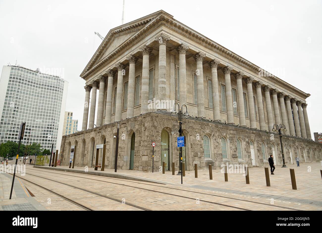 The Town Hall Building in Birmingham, West Midlands, England, UK Stock ...