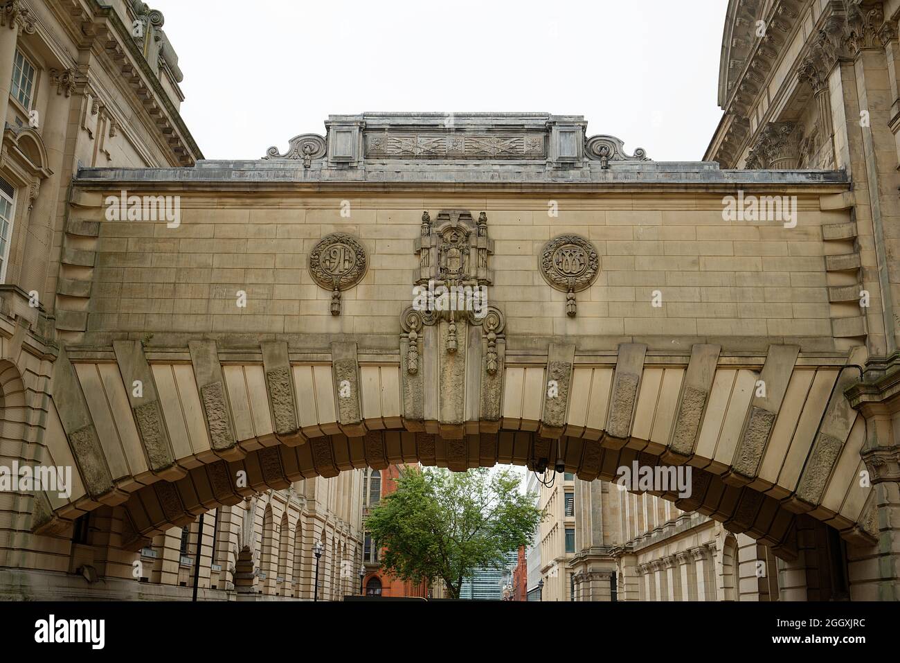 Bridge off Birmingham Museum and Art Gallery in Birmingham, West ...